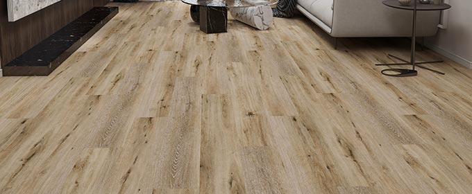 Uniclic Café Crème Oak Plank, 5.5mm - SPC LVT Click Flooring
