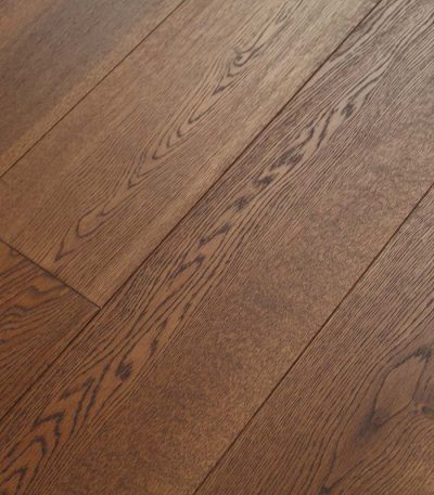 Cinnamon Brown Oak Plank, Brushed & UV Oiled - 189mm x 15mm Click ...