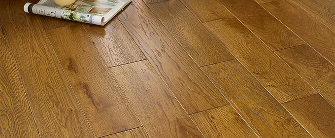 Cinnamon Oak Plank, Brushed & Lacquered - 125mm x 18mm Engineered Wood ...