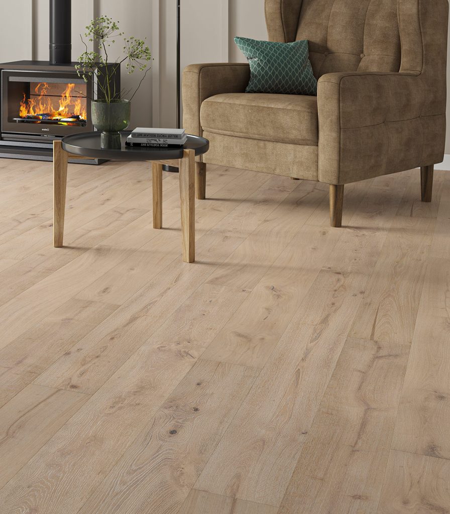 Whispering Grain Oak Plank, Brushed & Lacquered - 190mm x 14mm ...