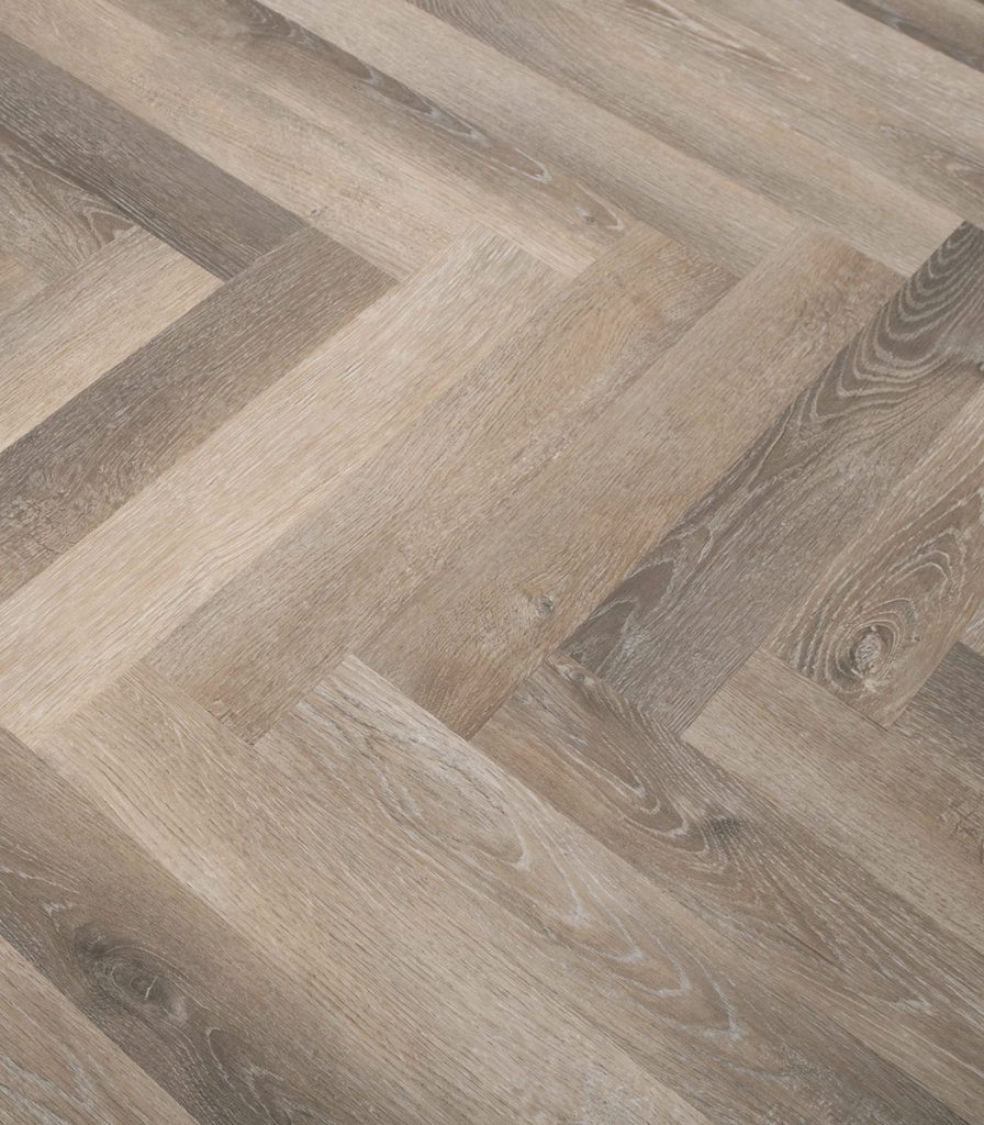 Sovereign Duskwood Oak Herringbone, 2mm - Glue Down LVT Flooring