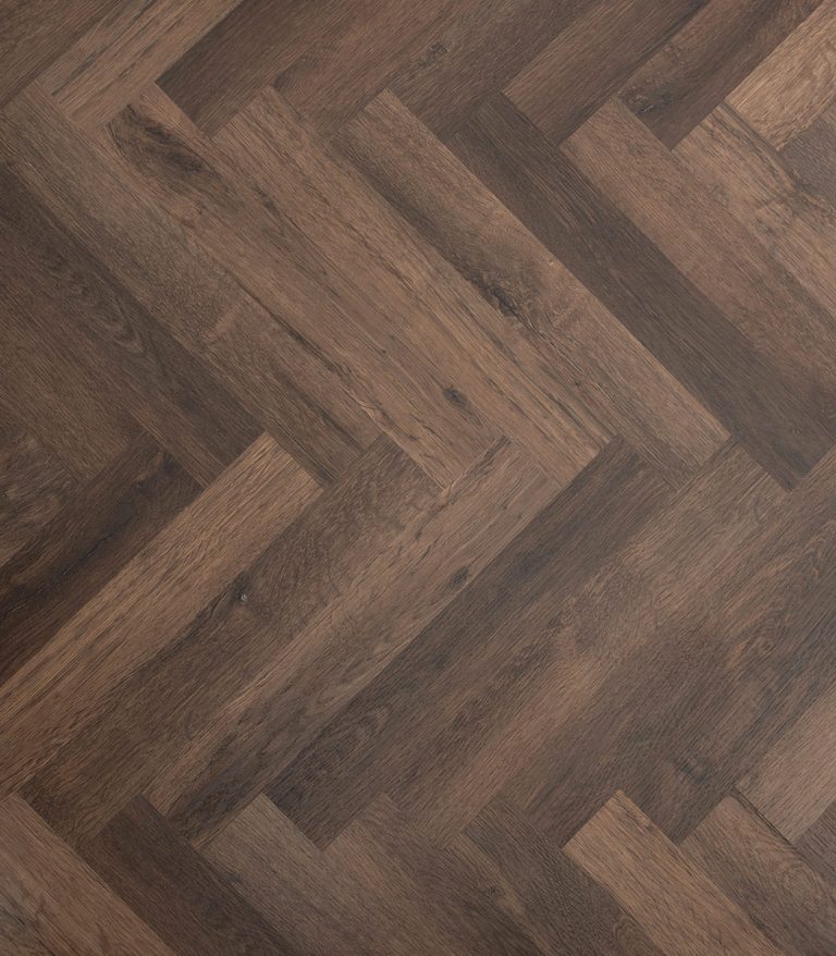 Sovereign Montego Walnut Herringbone, 2mm - Glue Down LVT Flooring